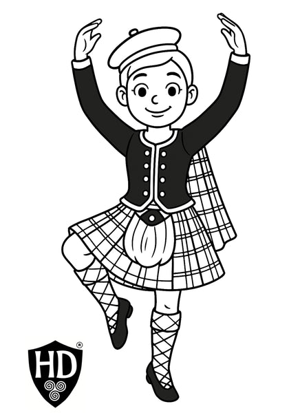 Colour Sheet – The Highland Dancer