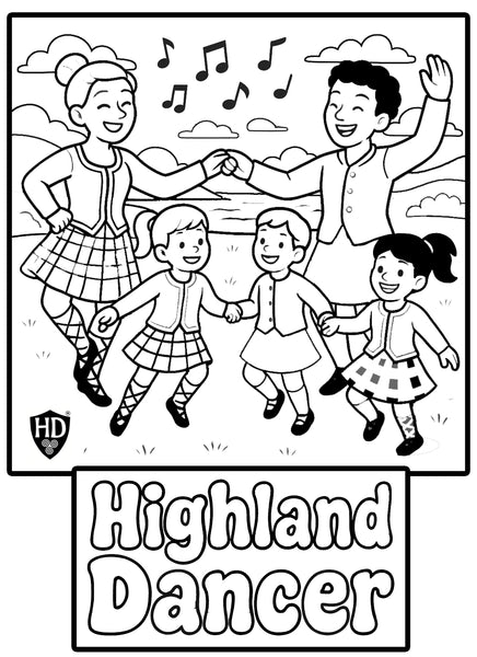 Colour Sheet – The Highland Dancer