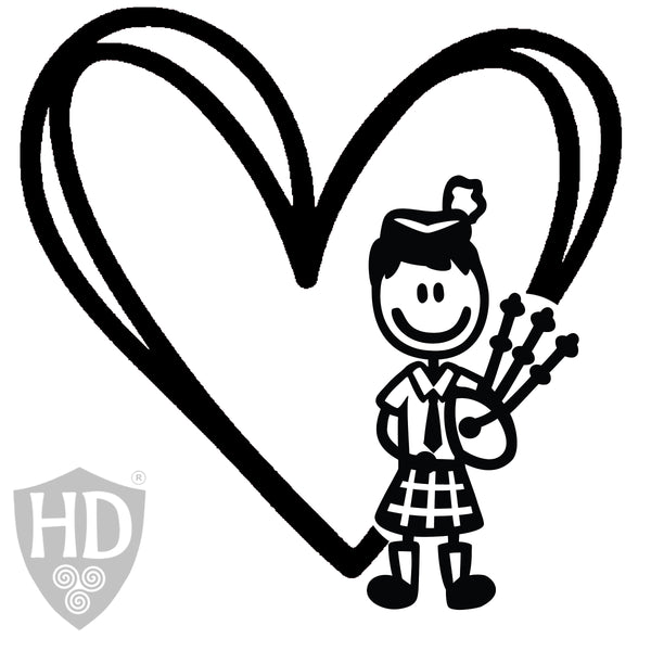 Heart Dancer - A4 SHEET - Boy Piper – The Highland Dancer
