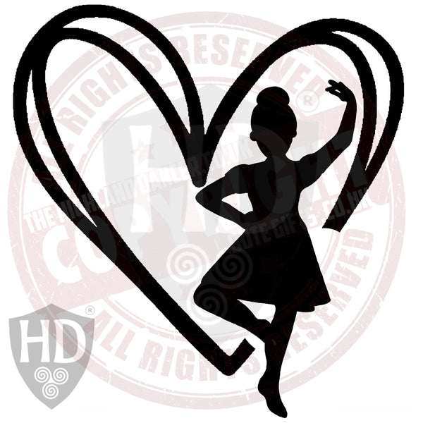 Heart Dancer - A4 SHEET - Girl Dancer – The Highland Dancer