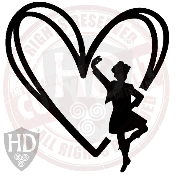 Heart Dancer - A4 SHEET - Girl Dancer – The Highland Dancer
