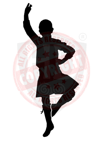 Male Highland Dancer Decal #19 - A4 Sheet – The Highland Dancer