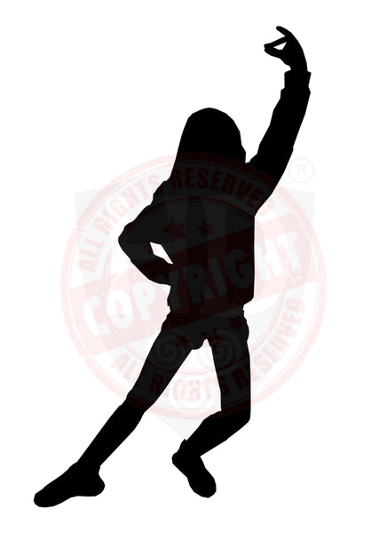 Girl Highland Dancer Decal #27 Ambassador Summer - Girl Decal - A4 she ...
