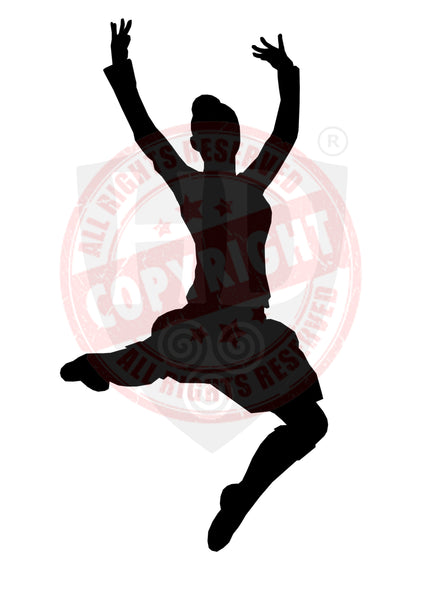 Girl Highland Dancer Decal #6 - A4 sheet – The Highland Dancer