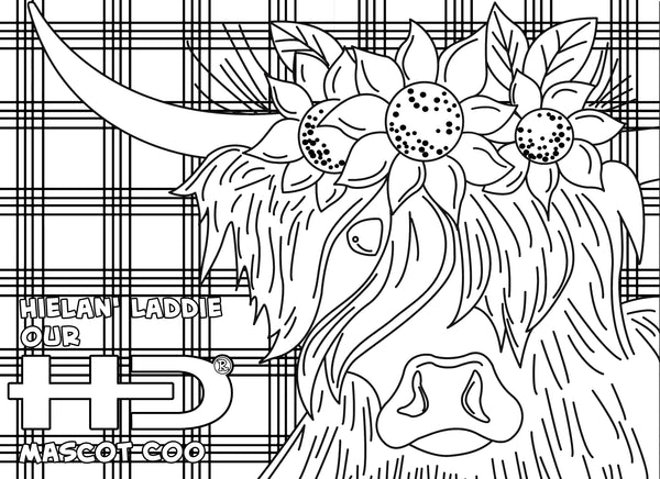 Heilan Laddie Colour Sheet FREE Digital download!!! #1 – The Highland ...
