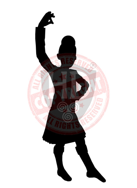 Girl Decal - A4 sheet – The Highland Dancer