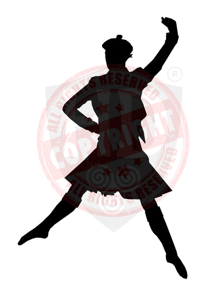 Male Highland Dancer Decal #22 - A4 Sheet – The Highland Dancer
